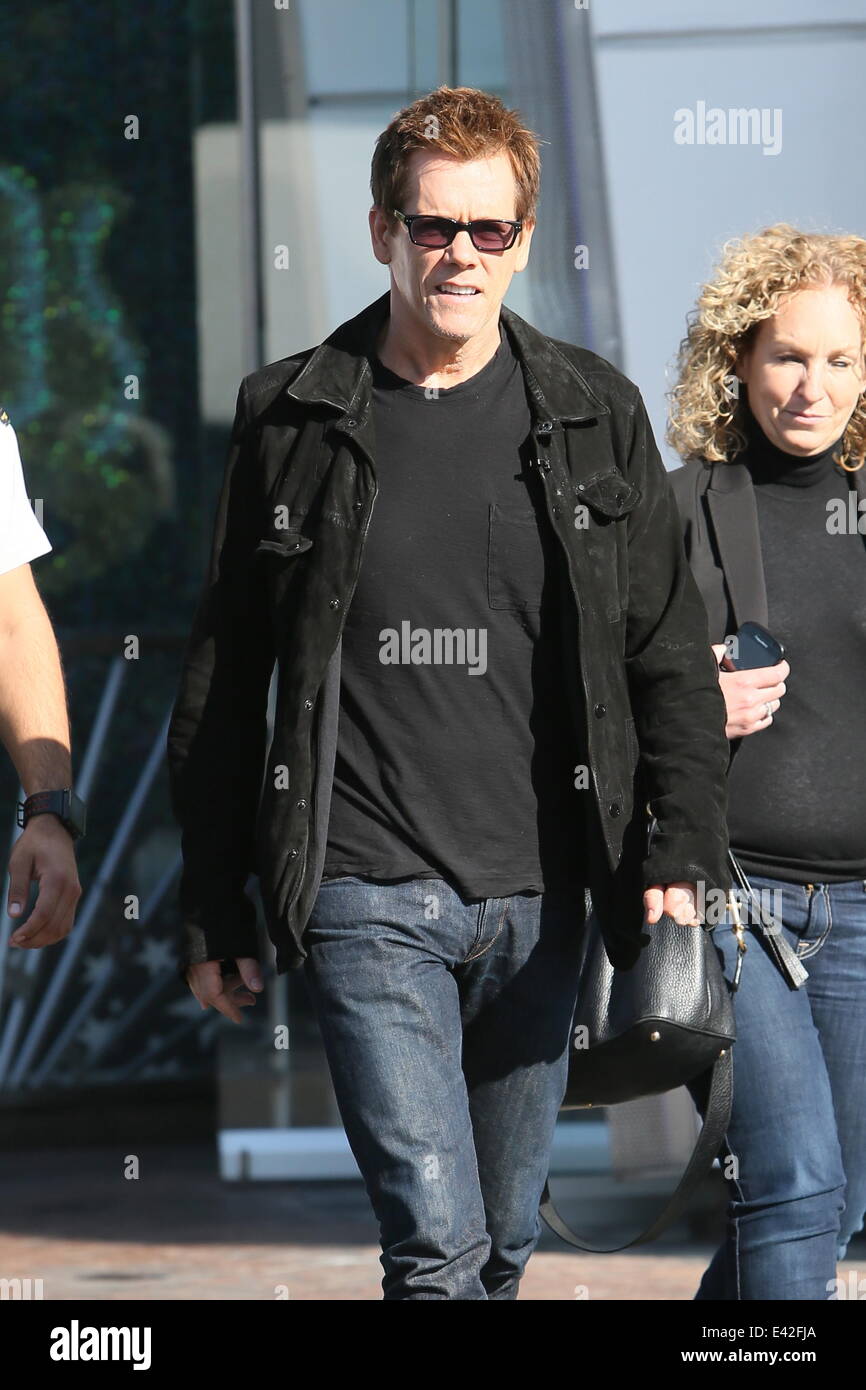 Kevin Bacon seen at Universal Studios where he was interviewed by Mario ...