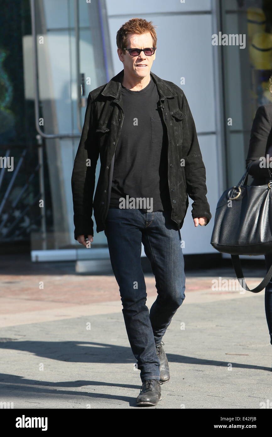 Kevin Bacon seen at Universal Studios where he was interviewed by Mario ...