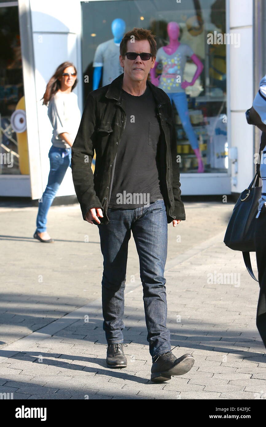 Kevin Bacon seen at Universal Studios where he was interviewed by Mario ...