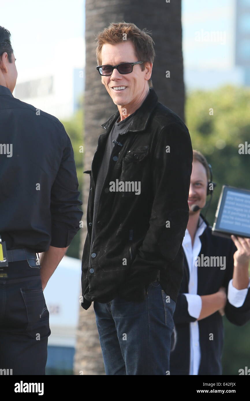 Kevin Bacon seen at Universal Studios where he was interviewed by Mario ...
