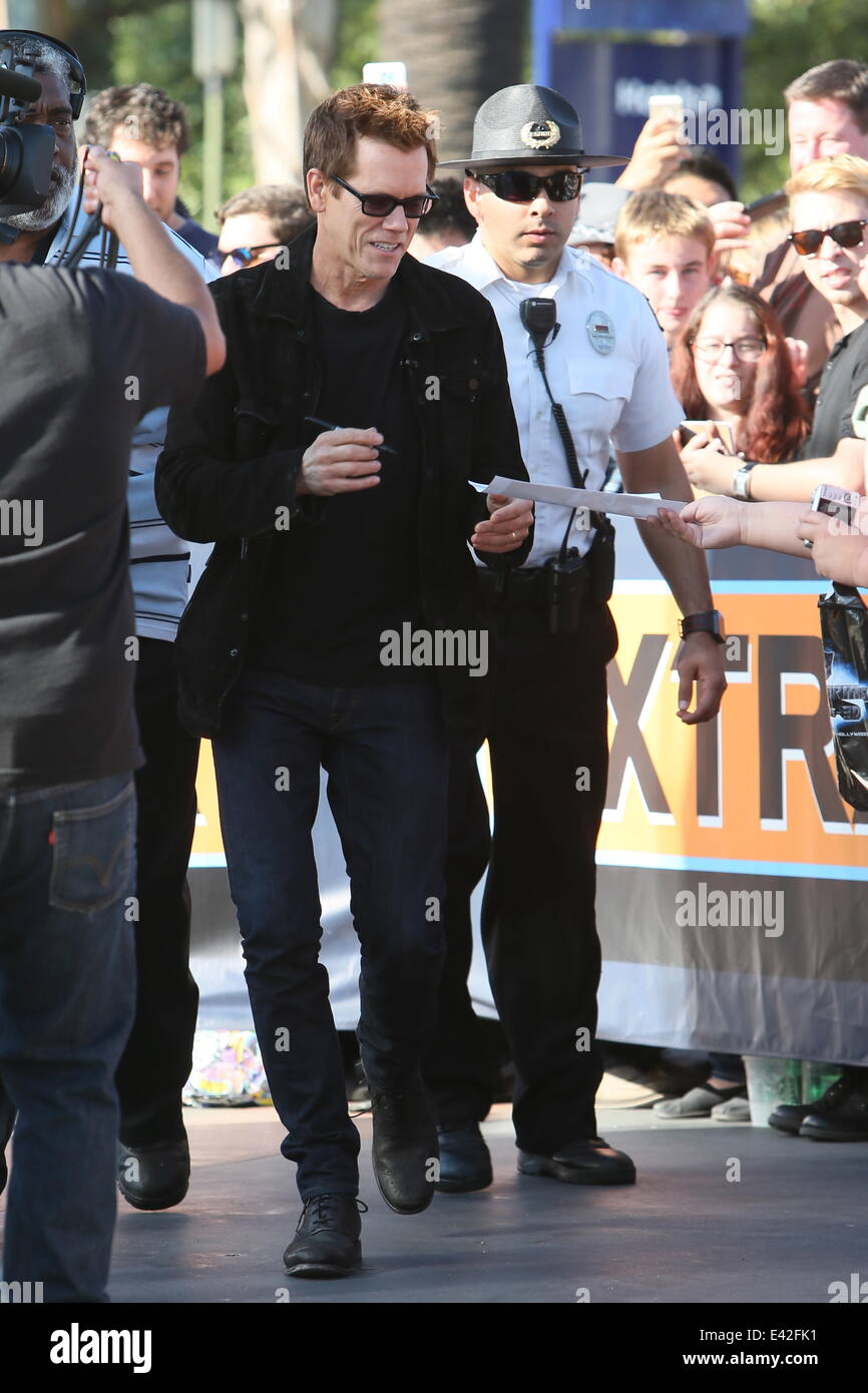 Kevin Bacon seen at Universal Studios where he was interviewed by Mario ...