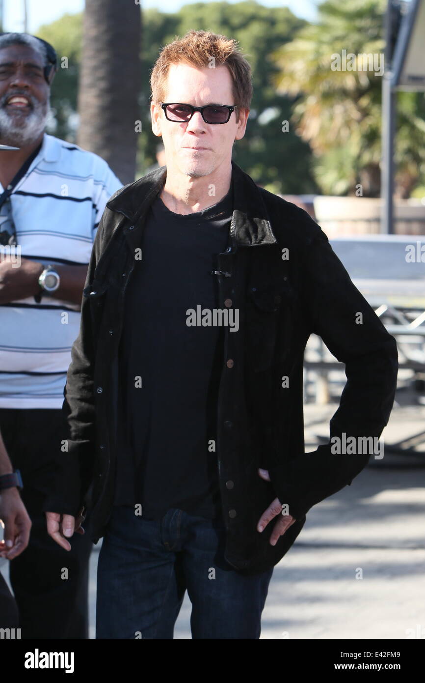 Kevin Bacon seen at Universal Studios where he was interviewed by Mario ...