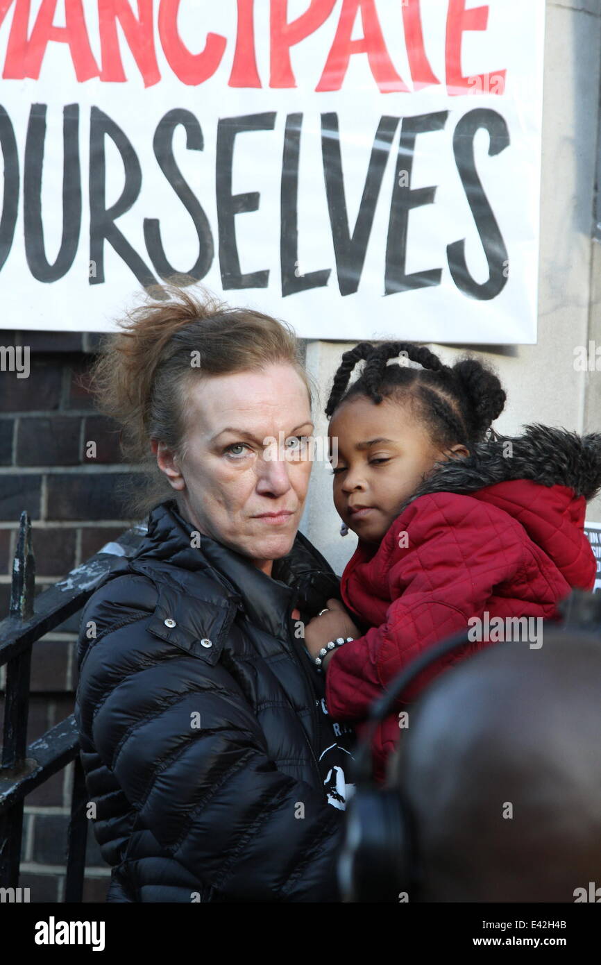 Family and friends of the late Mark Duggan release doves outside ...