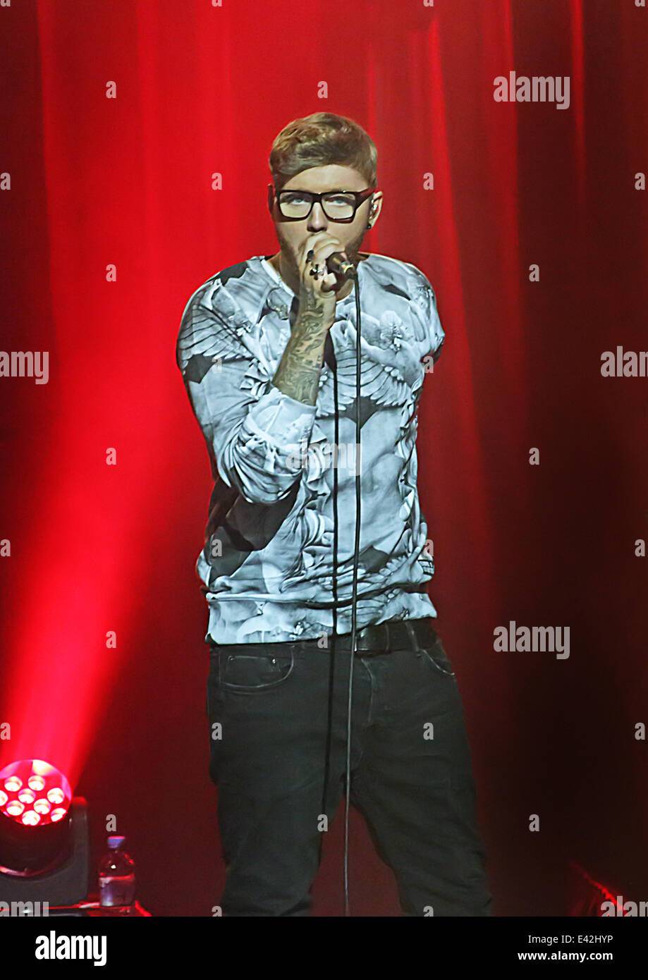 James Arthur performs live at Liverpool Empire Theatre Featuring: James ...