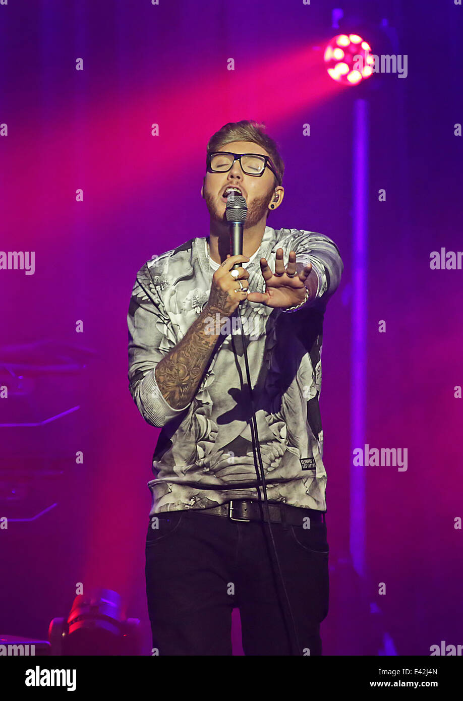 James Arthur performs live at Liverpool Empire Theatre Featuring: James ...
