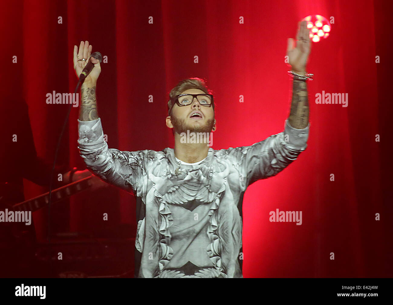 James Arthur performs live at Liverpool Empire Theatre Featuring: James ...