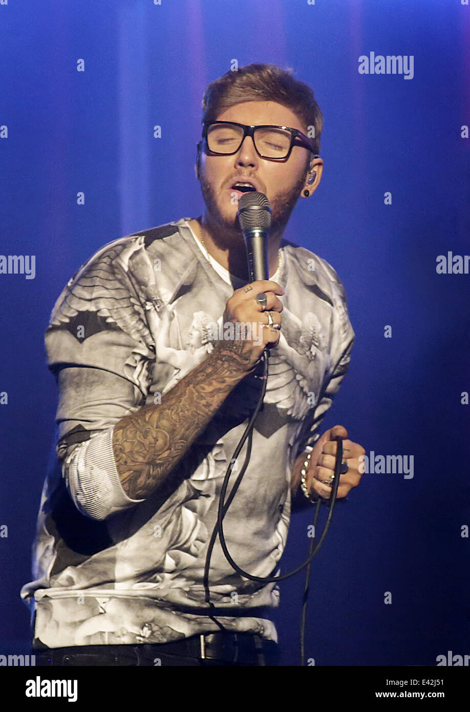 James Arthur performs live at Liverpool Empire Theatre Featuring: James ...