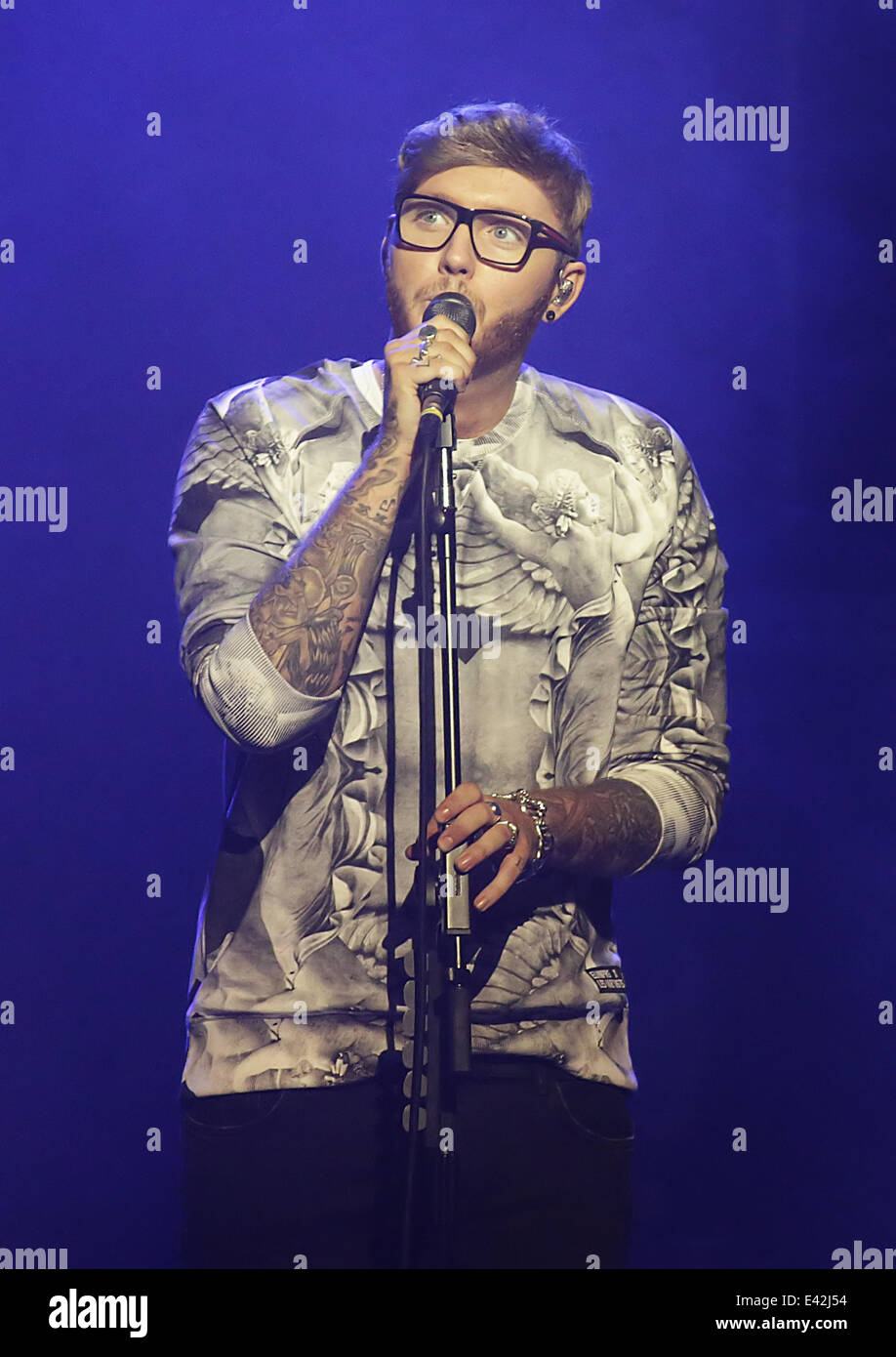 James Arthur performs live at Liverpool Empire Theatre Featuring: James ...
