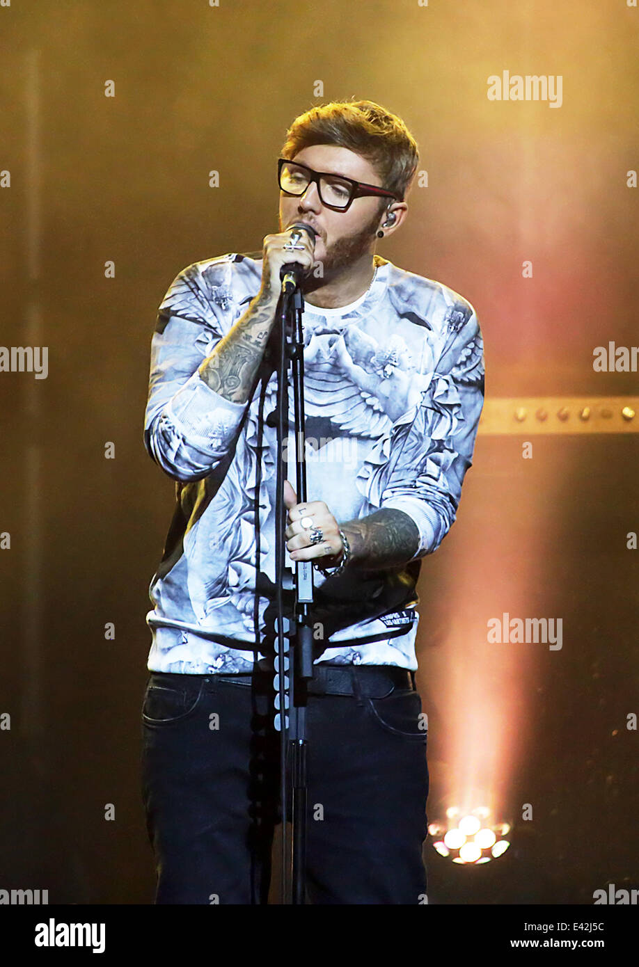 James Arthur performs live at Liverpool Empire Theatre Featuring: James ...