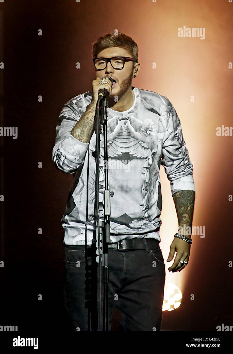 James Arthur performs live at Liverpool Empire Theatre Featuring: James ...