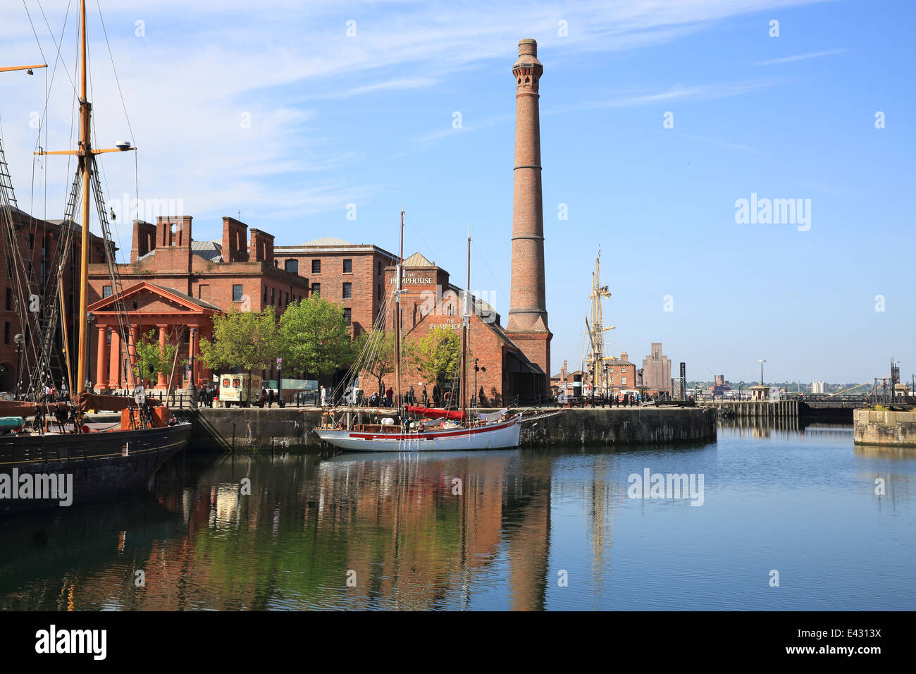 The Pumphouse by the Albert Dock, on Liverpool's famous, regenerated ...