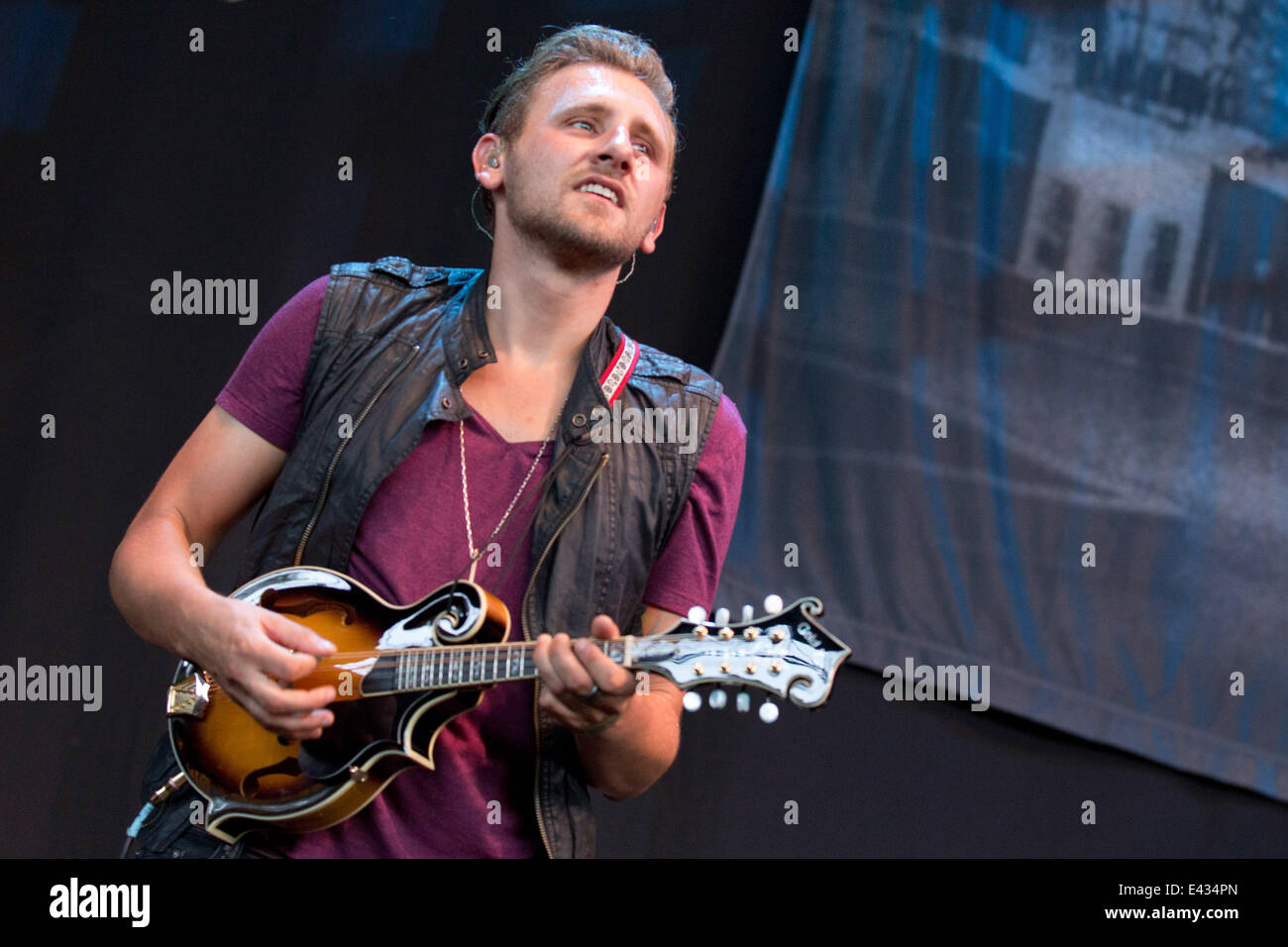 July 1, 2014 - Milwaukee, Wisconsin, U.S - JAMES SHELLEY of the band ...