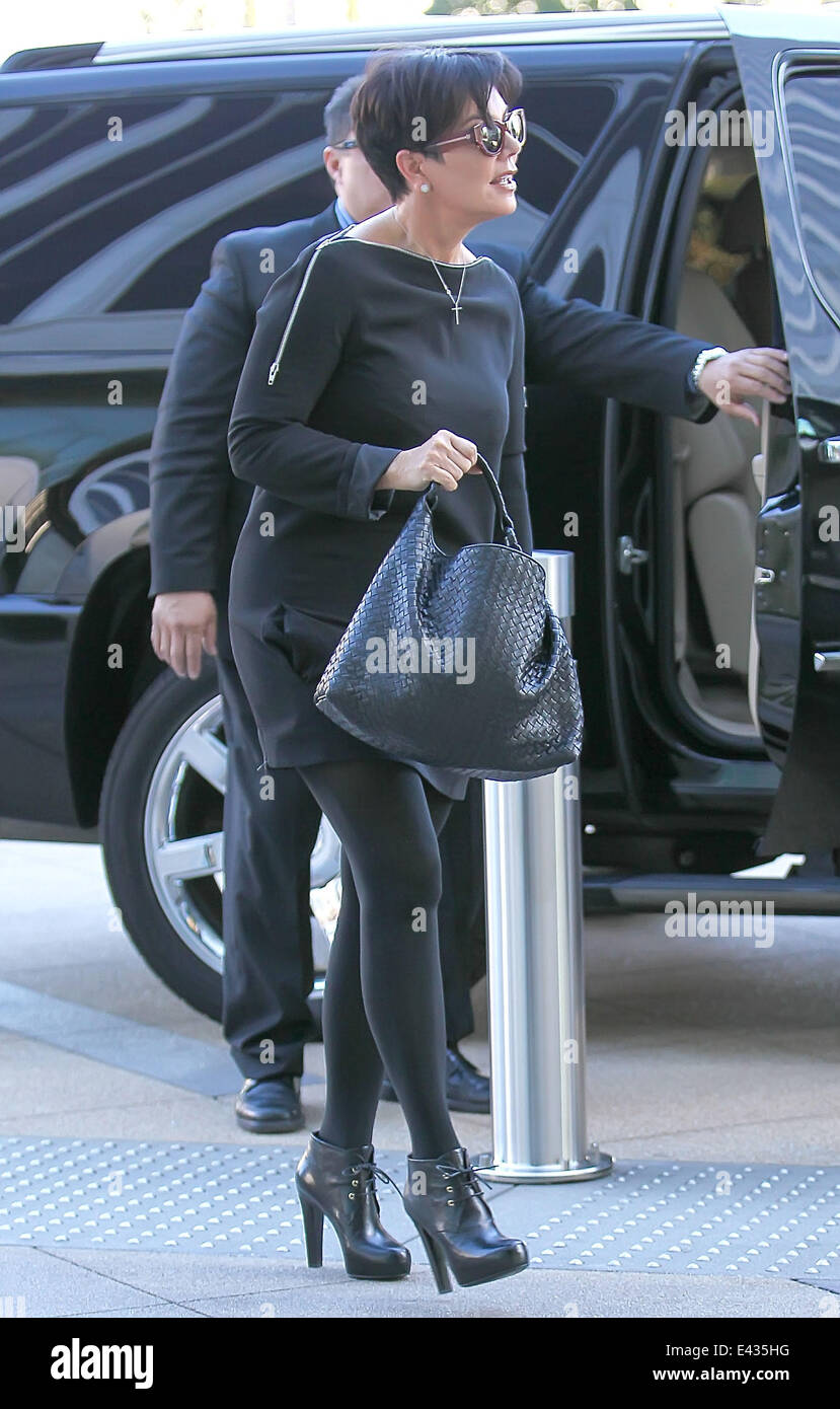 Kris Jenner goes to a business meeting in Century City Featuring: Kris ...
