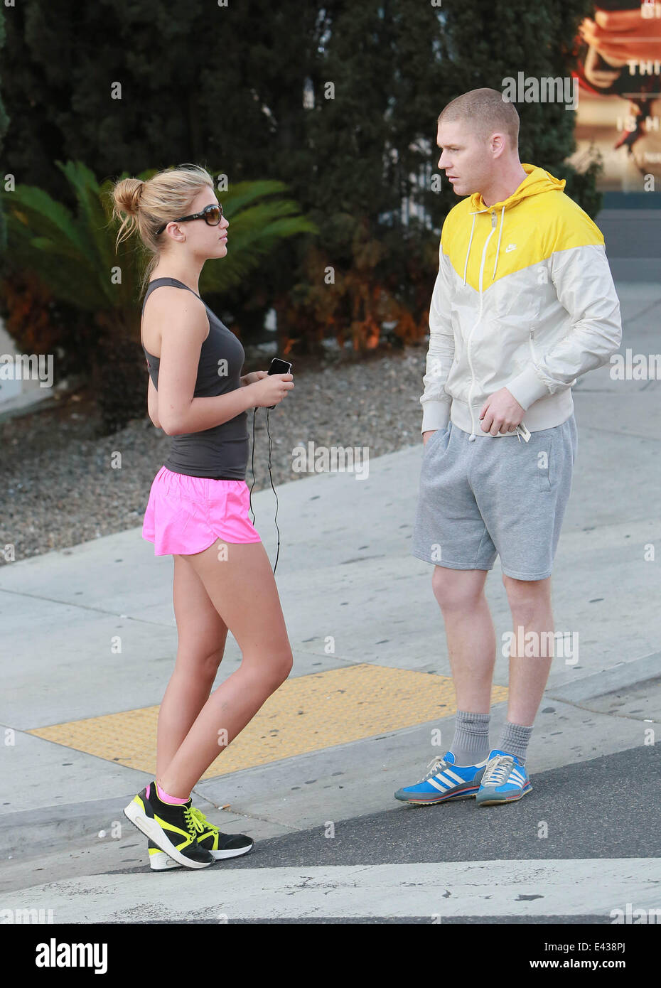 UK Cutie Amy Willerton goes for a Run wearing Pink short-Shorts in ...