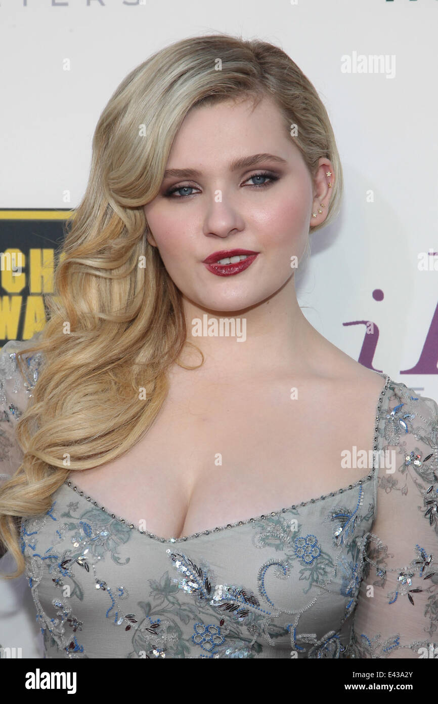 The 19th Annual Critics' Choice Awards at The Barker Hangar Featuring: Abigail Breslin Where ...
