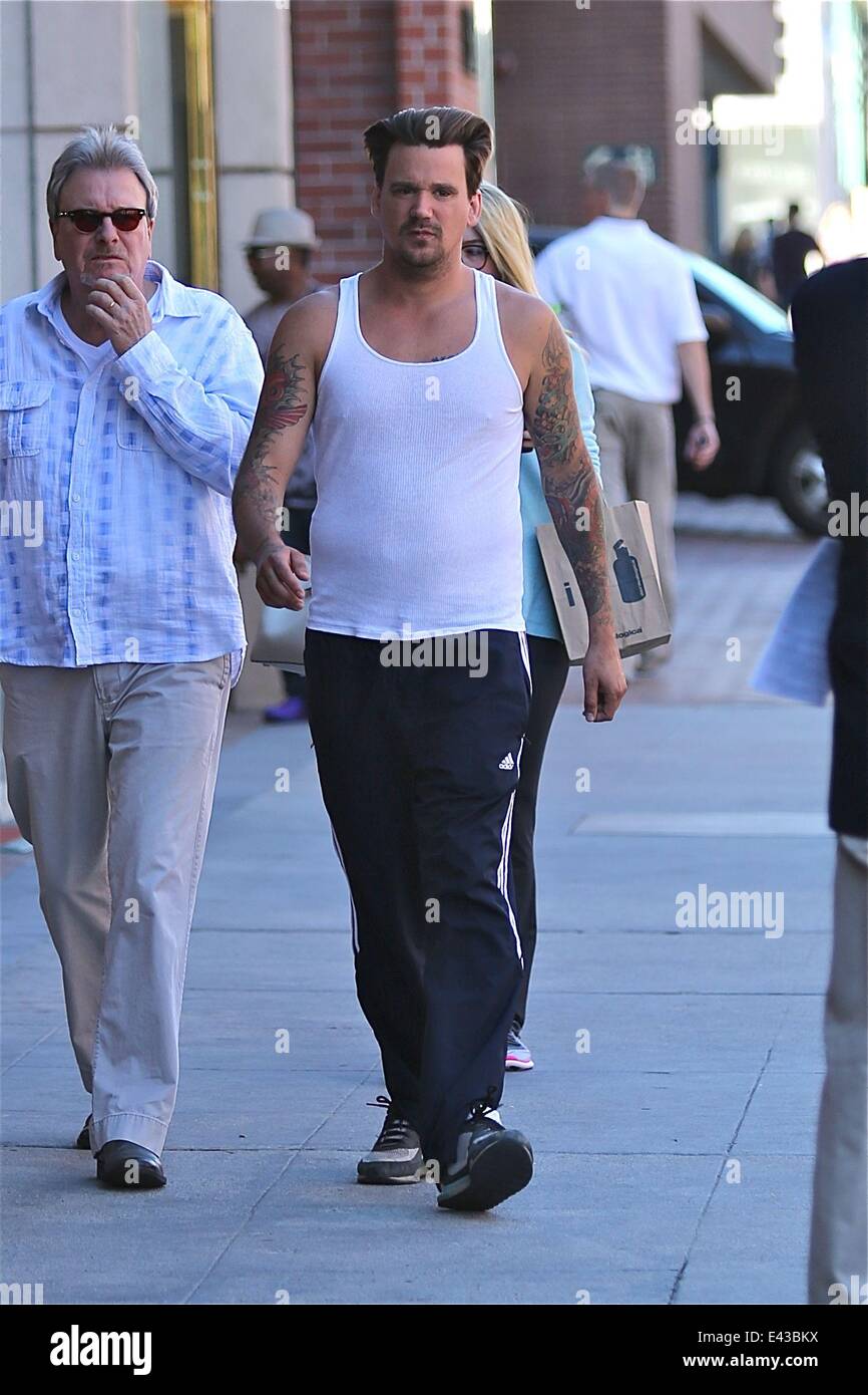 Sean Stewart out and about in Beverly Hills Featuring: Sean Stewart ...