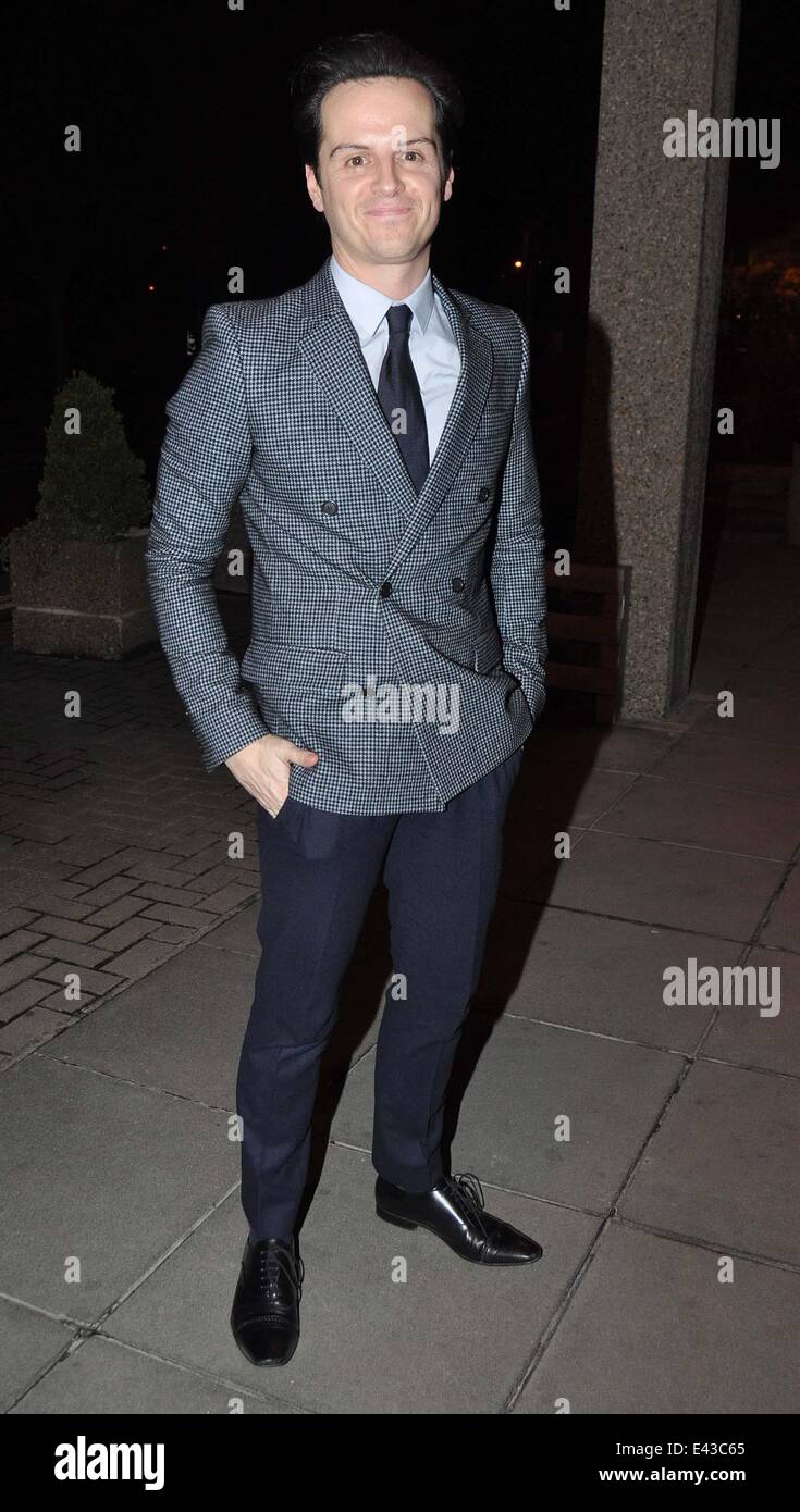 Irish actor Andrew Scott arriving at RTE studios for 'The Late Late ...