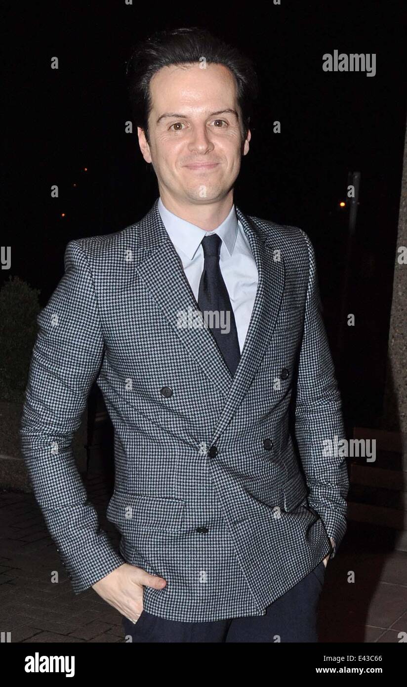 Irish actor Andrew Scott arriving at RTE studios for 'The Late Late ...