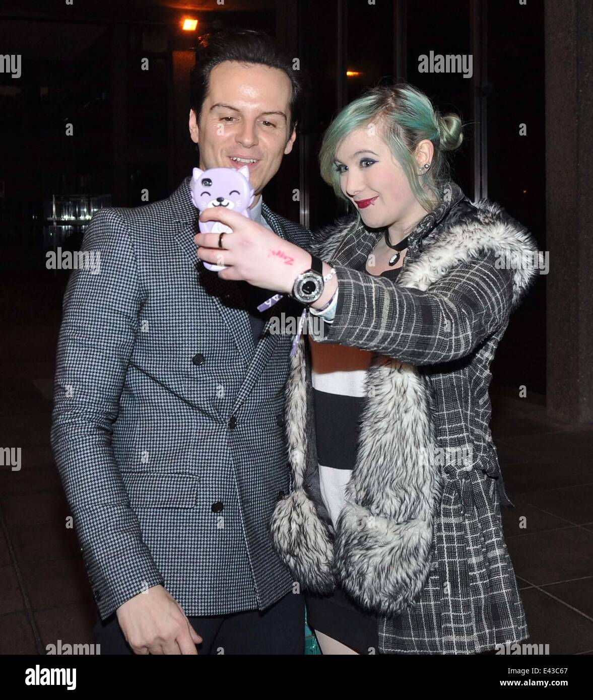 Irish actor Andrew Scott arriving at RTE studios for 'The Late Late ...