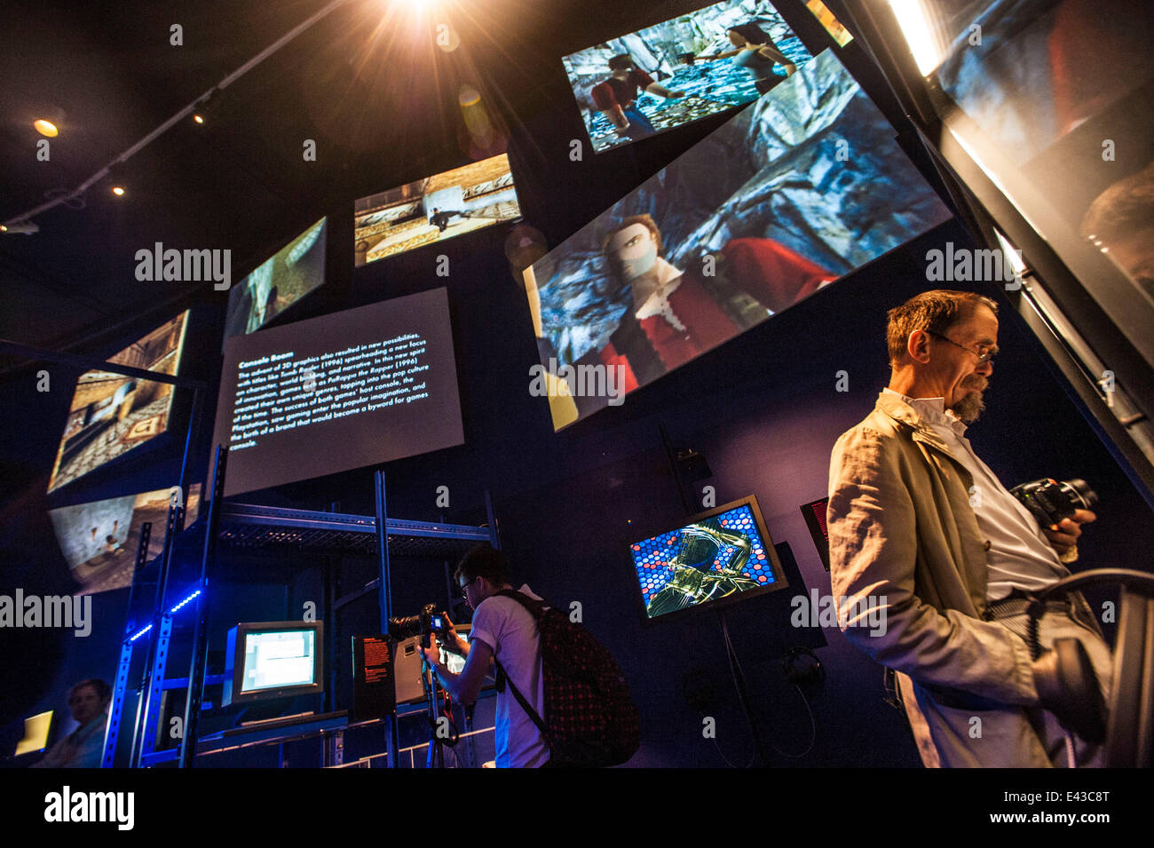 Images from digital revolution immersive exhibition of art hi-res stock ...