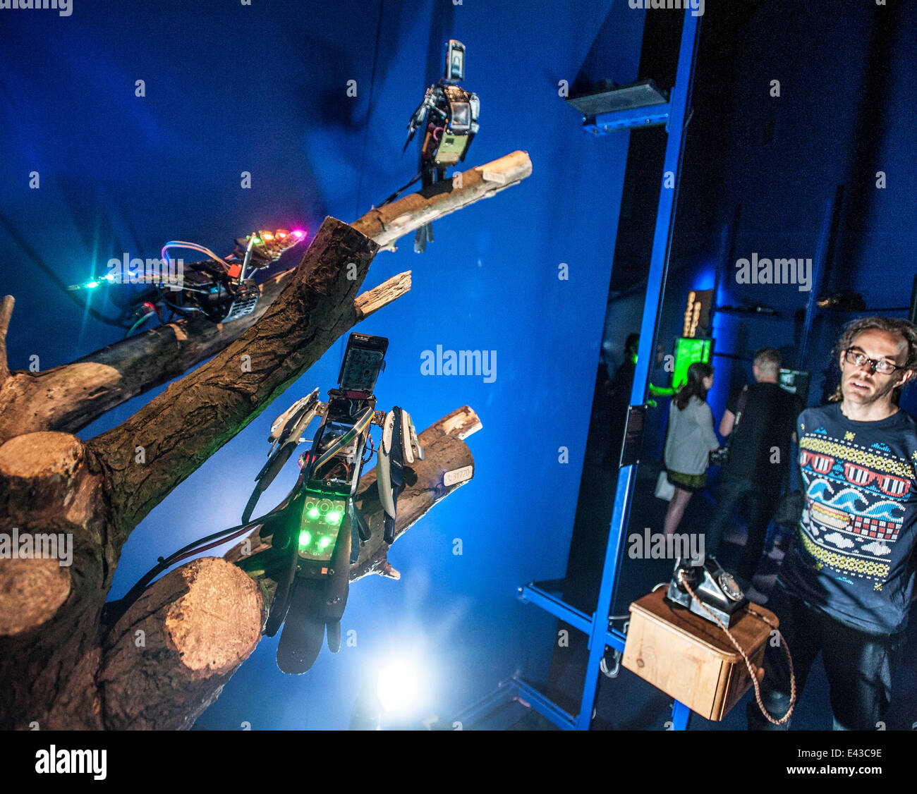 Images from digital revolution immersive exhibition of art hi-res stock ...