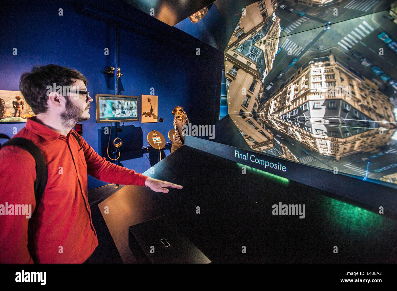 Images from digital revolution immersive exhibition of art hi-res stock ...