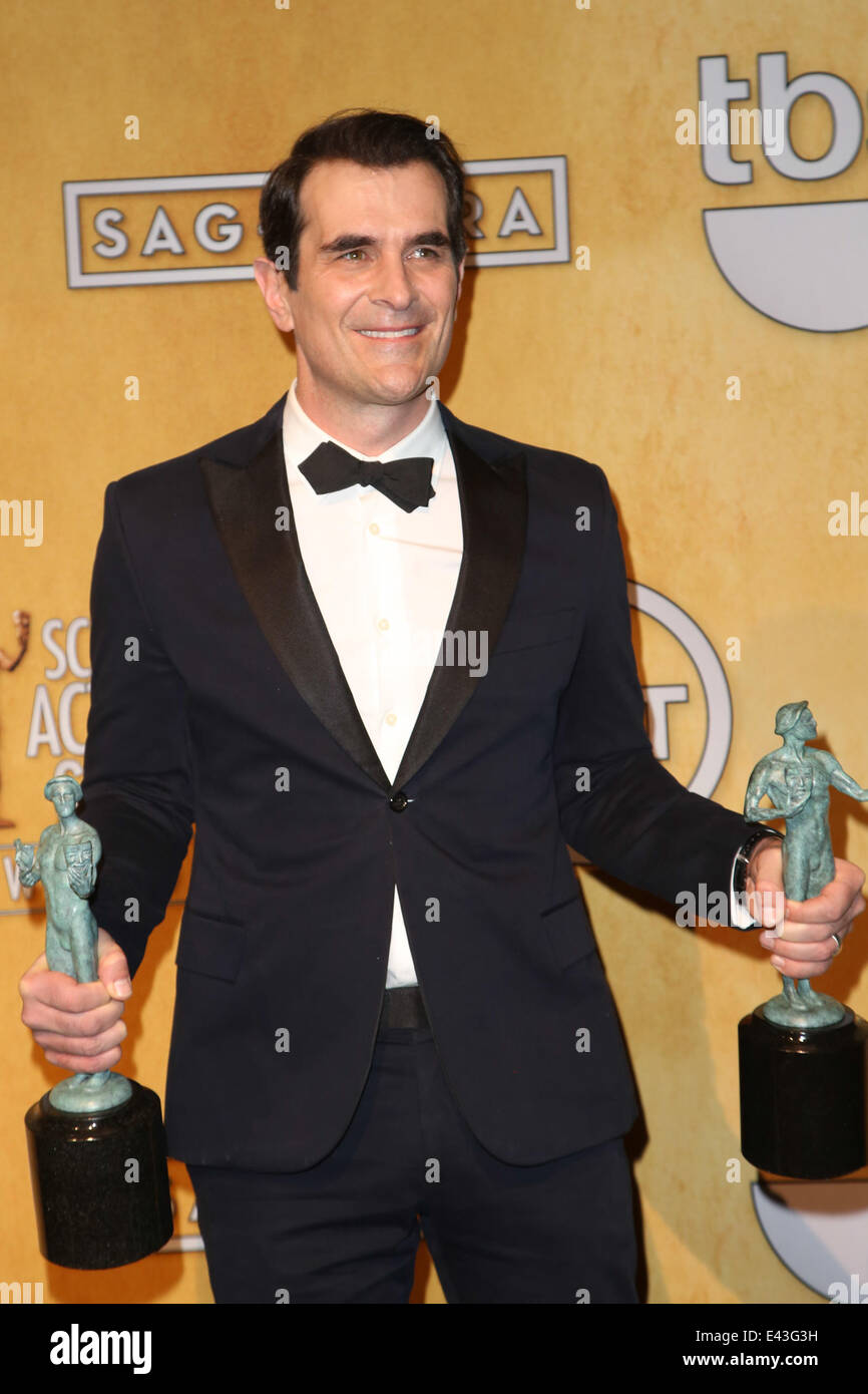 The 20th Annual Screen Actors Guild (SAG) Awards held at The Shrine Auditorium - Press Room ...