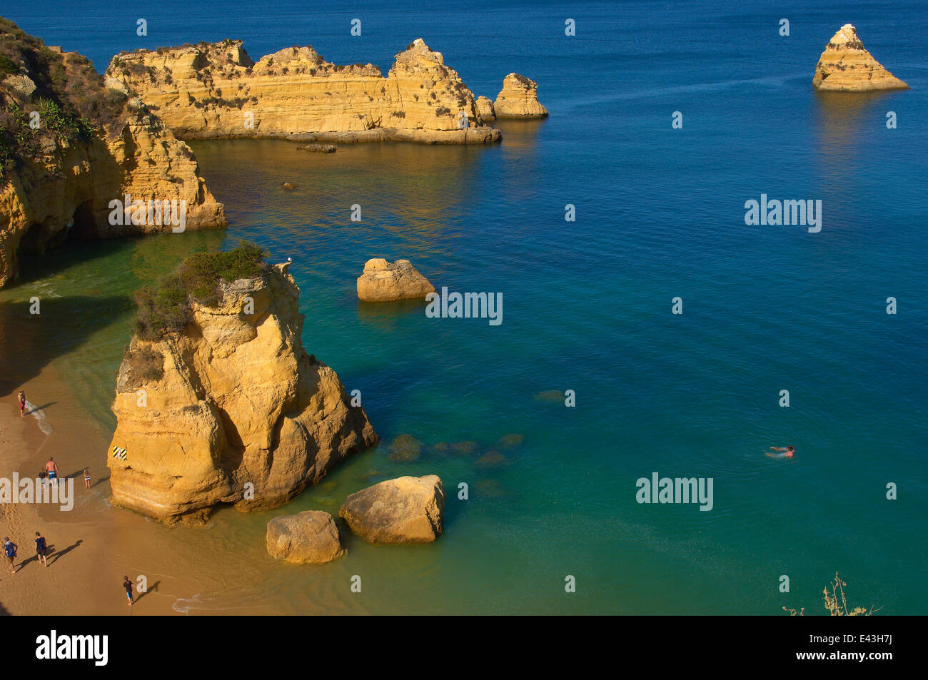 Lagos, Dona Ana Beach, Lagoa, Praia da Dona Ana, Algarve, Portugal ...