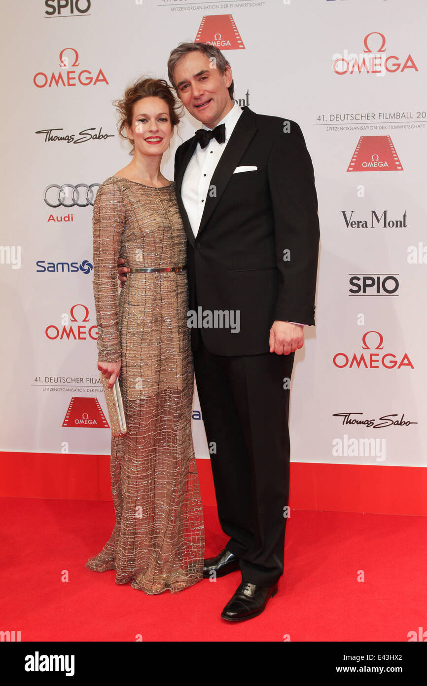 Celebrities attending Deutscher Filmball 2014 at Hotel Bayerischer Hof ...