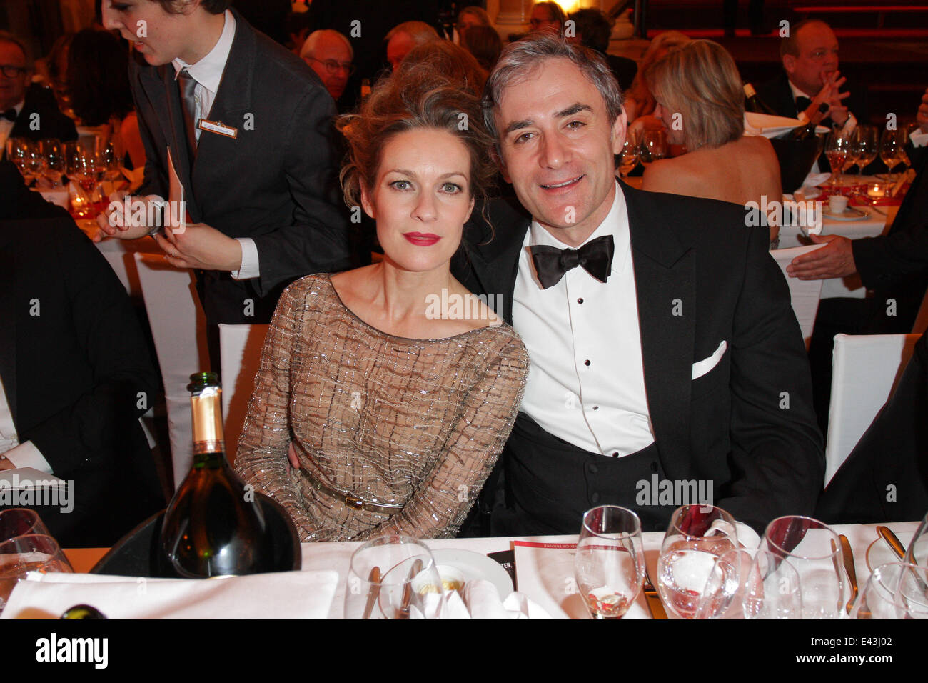 Celebrities attending Deutscher Filmball 2014 at Hotel Bayerischer Hof ...