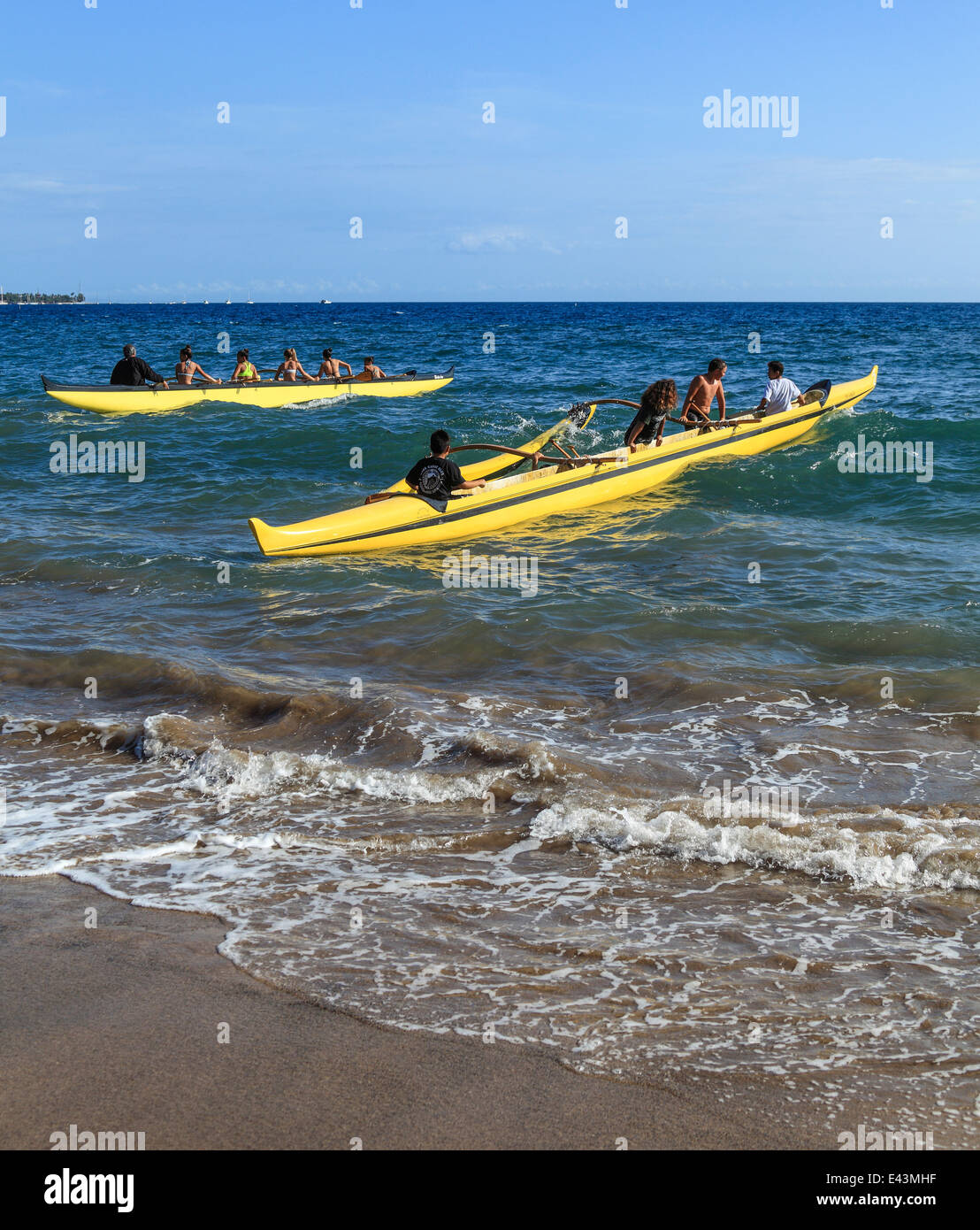 Maui canoe tour hi-res stock photography and images - Alamy