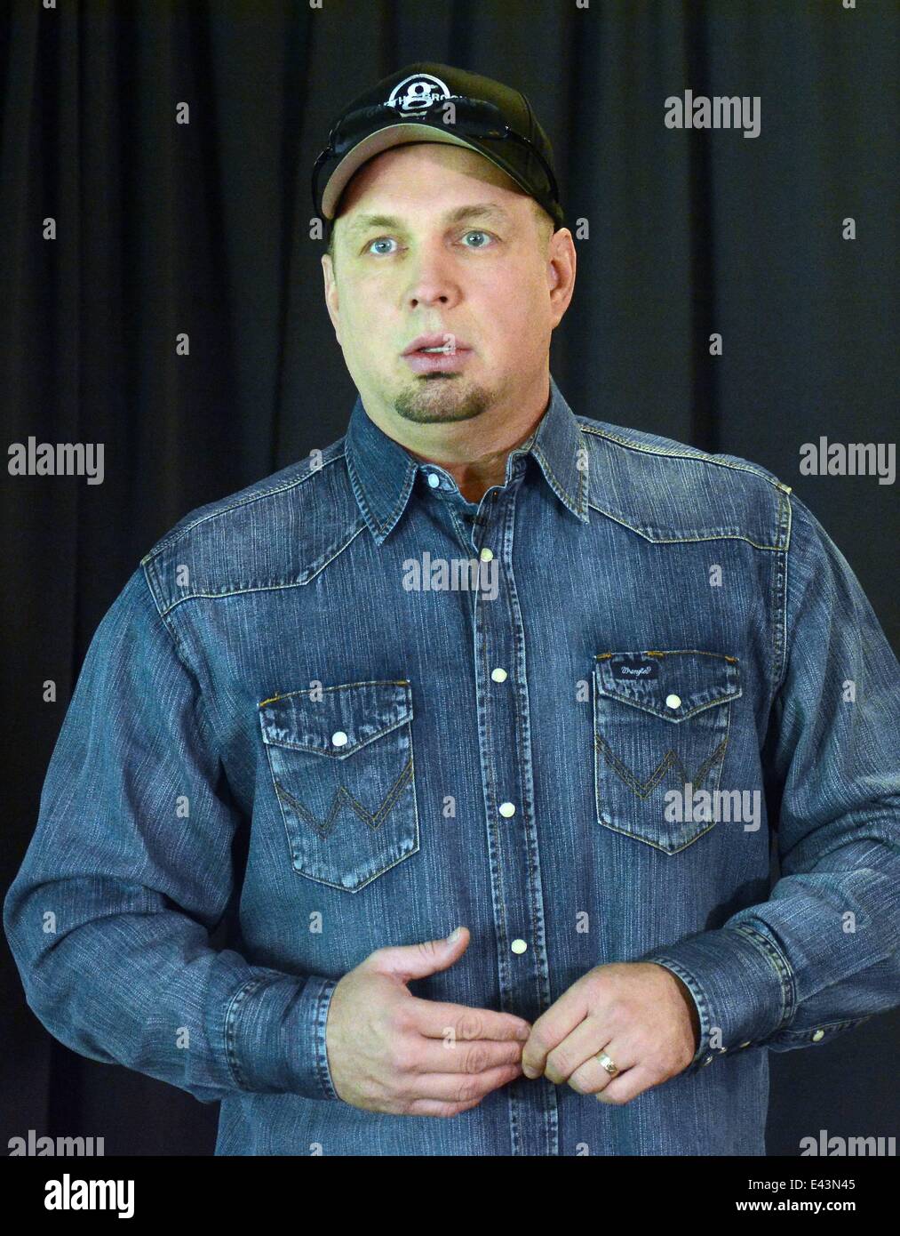 Garth Brooks attends a photocall at Croke Park. He will play Ireland ...