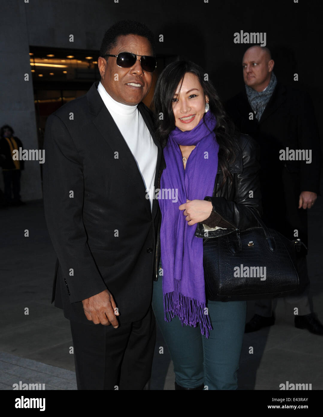 Tito Jackson and partner pictured outside BBC Radio Featuring: Tito ...