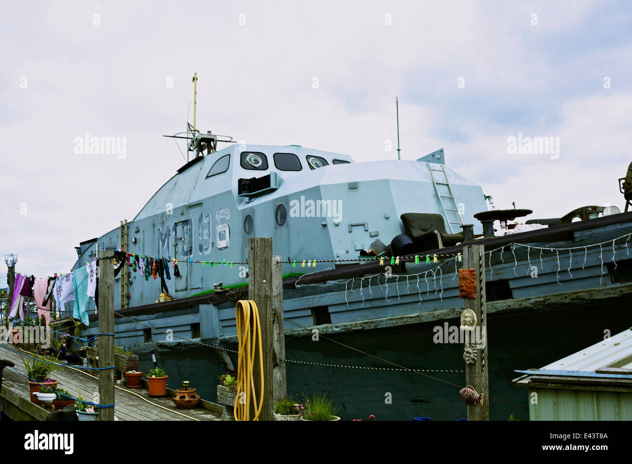 German mine sweeper in Shoreham, Brighton Stock Photo - Alamy