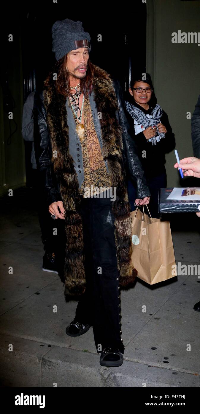 Steven Tyler spotted leaving Craig's restaurant in West Hollywood ...