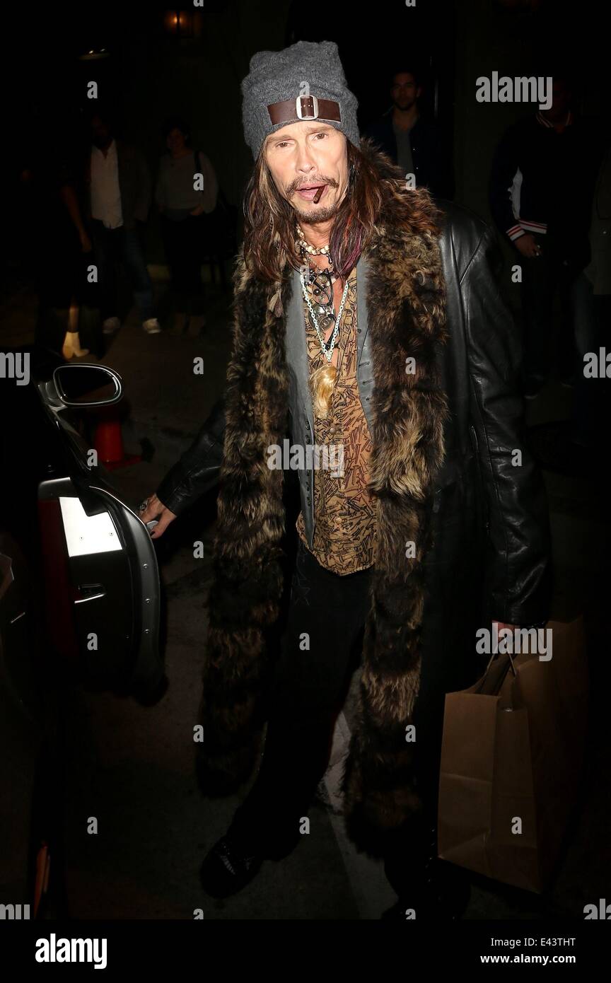 Steven Tyler spotted leaving Craig's restaurant in West Hollywood ...