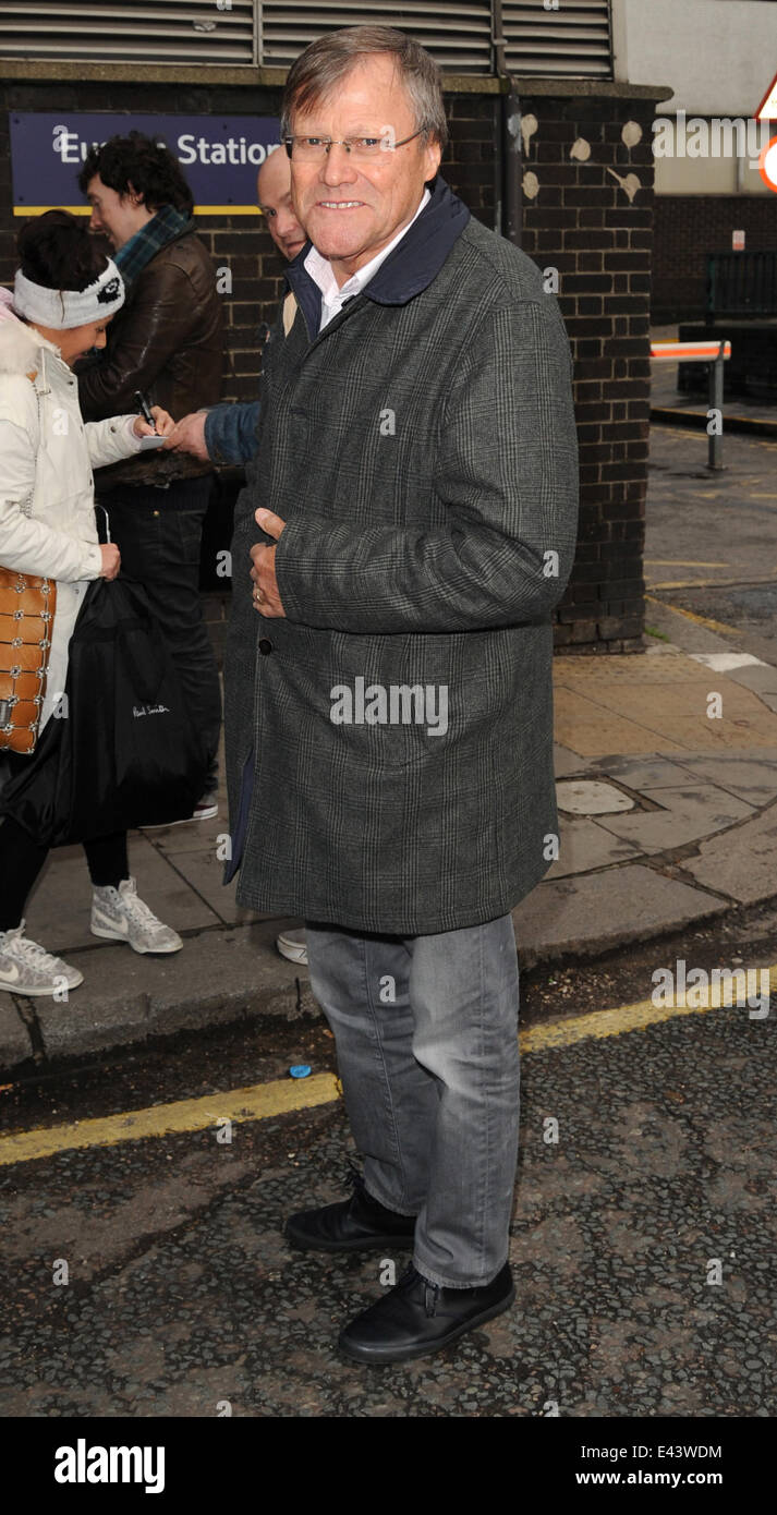David Neilson arrives at Euston for the television awards Featuring ...