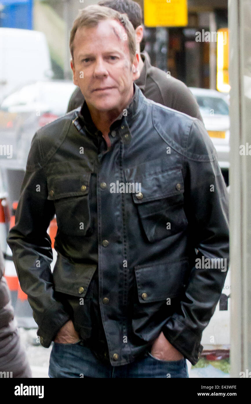 Kiefer Sutherland on the set of hit U.S. television thriller '24 ...