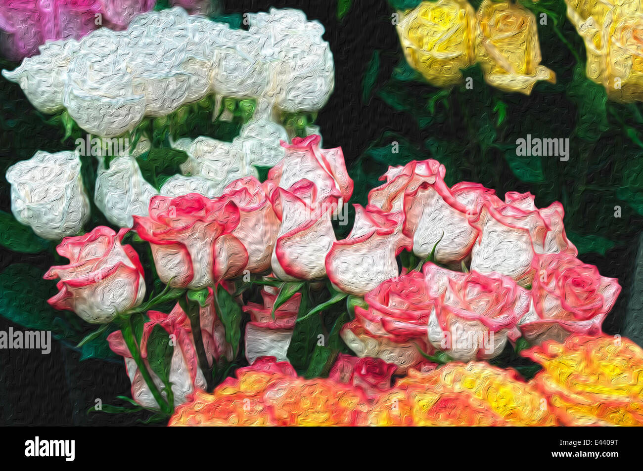 Oil painting texture hi-res stock photography and images - Alamy