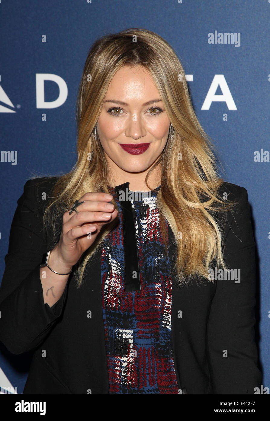 Delta Airlines Pre-Grammy Party At Soho House Featuring: Hilary Duff ...