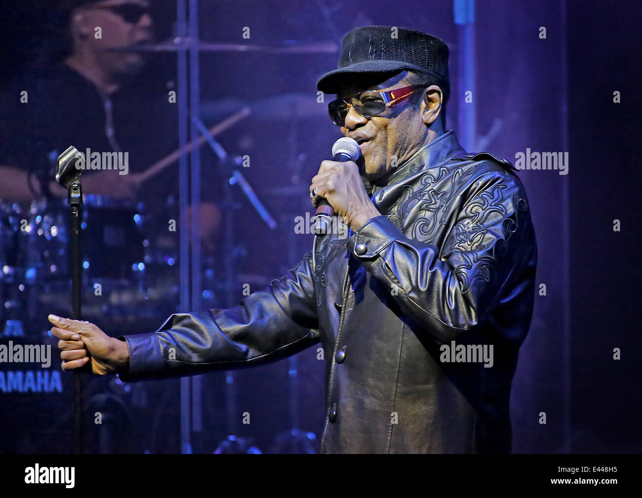 Bobby Womack performing live in concert on the second of two UK tour ...