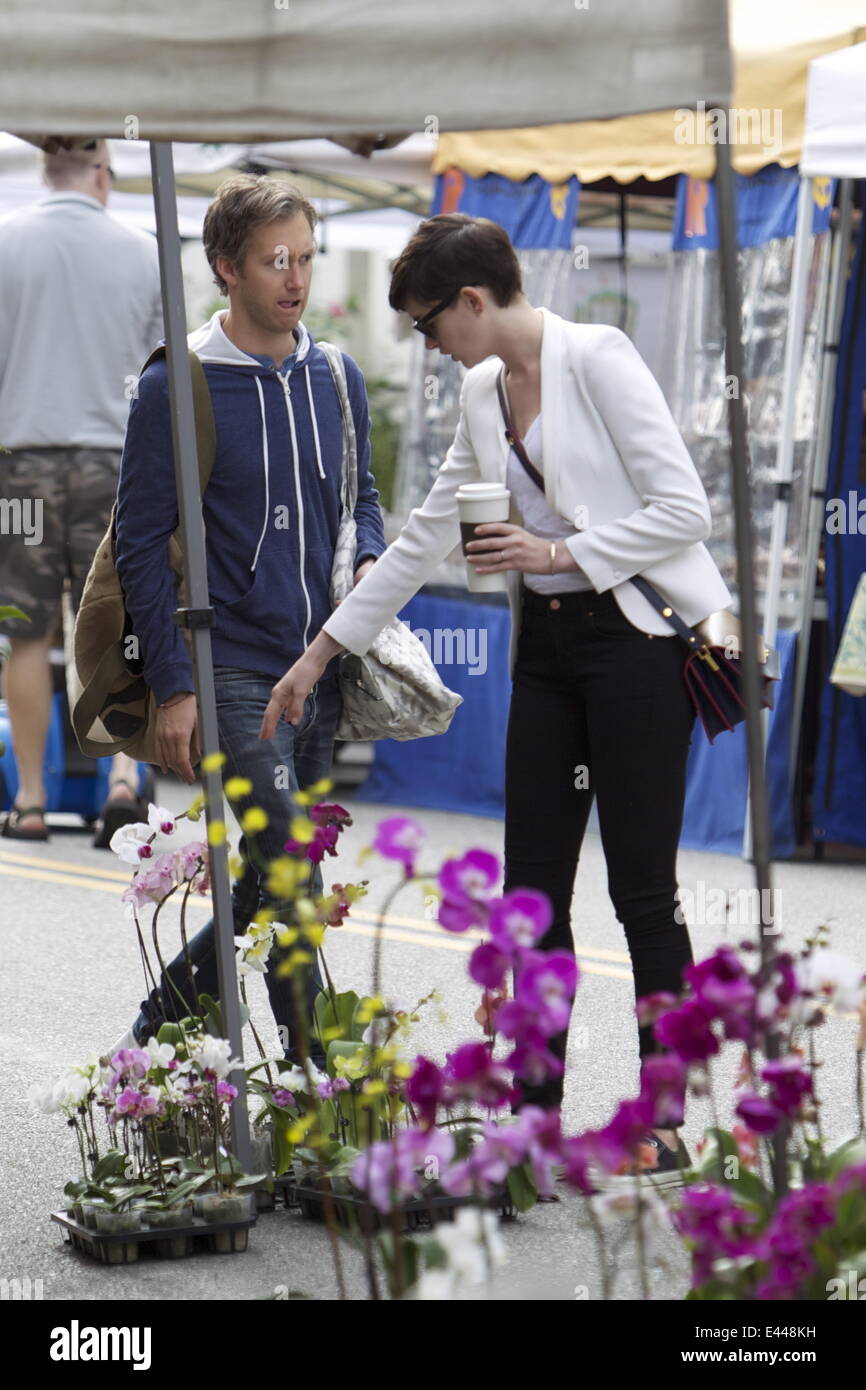 Celebrities visit the Beverly Hills Farmers Market Featuring: Anne ...