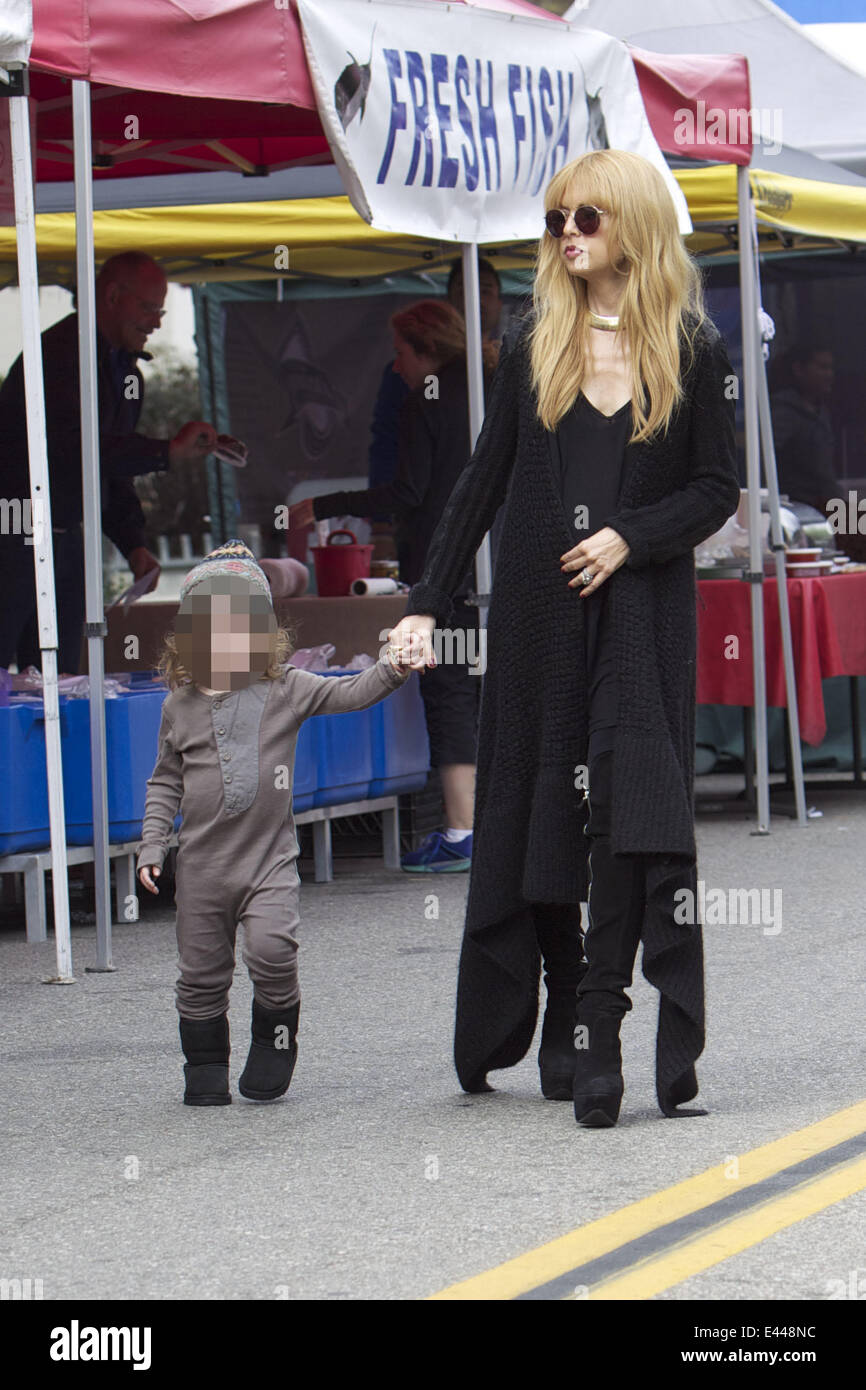 Celebrities visit the Beverly Hills Farmers Market Featuring: Rachel ...