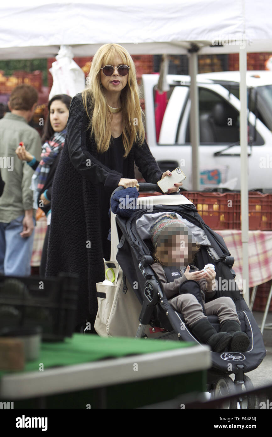Celebrities visit the Beverly Hills Farmers Market Featuring: Rachel ...