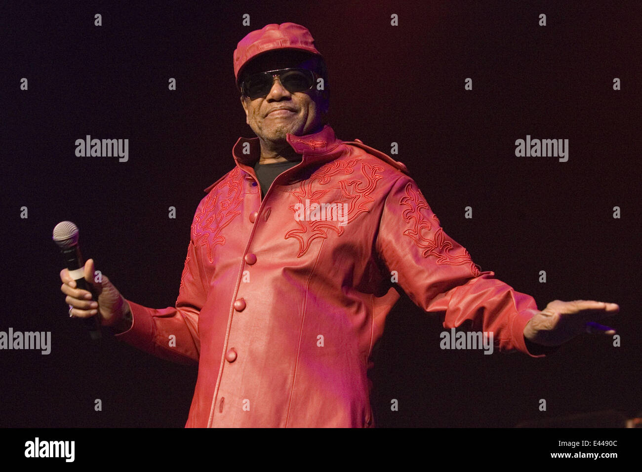 Bobby Womack performing live on stage at the Royal Concert Hall ...