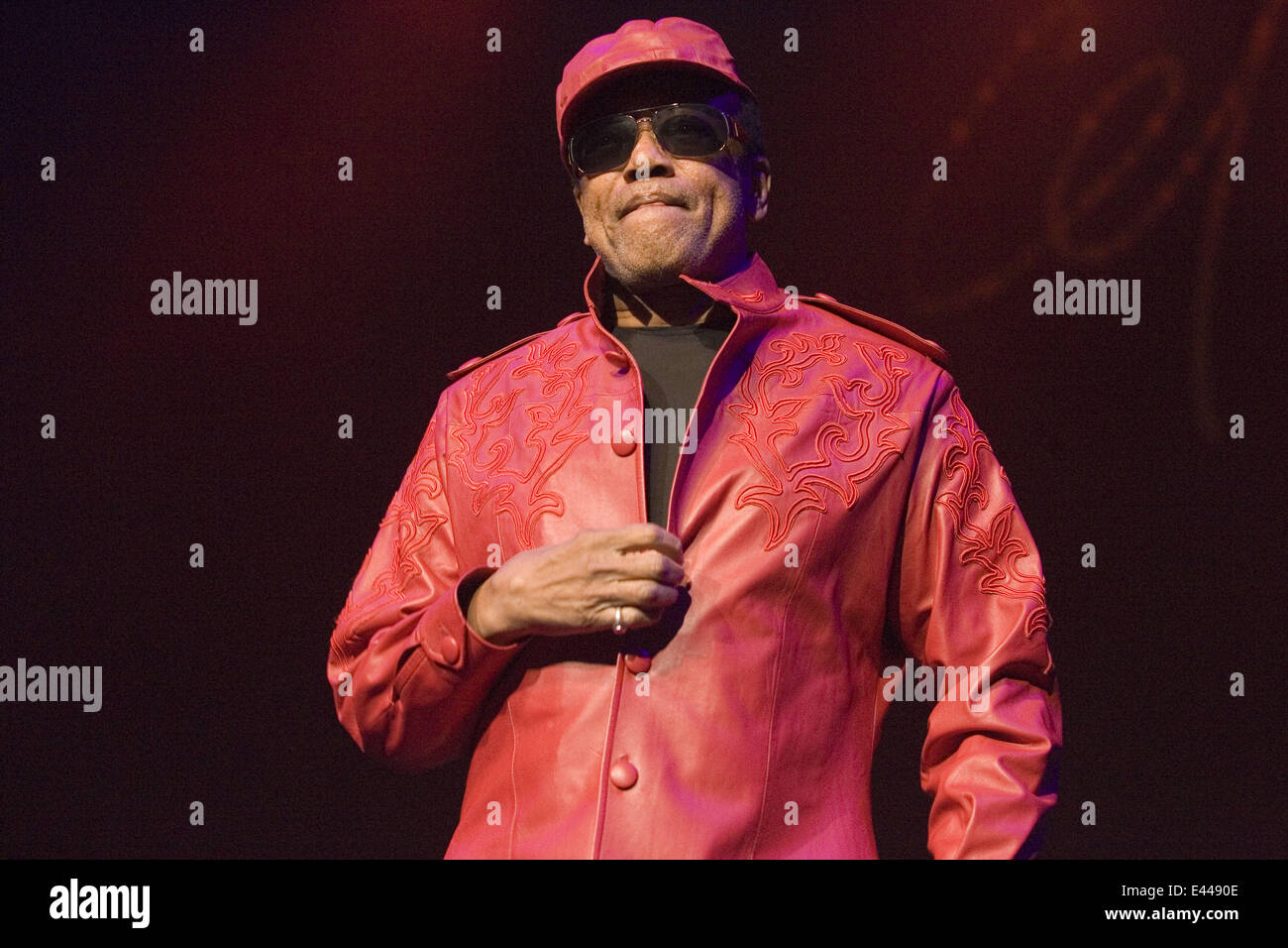 Bobby Womack performing live on stage at the Royal Concert Hall ...