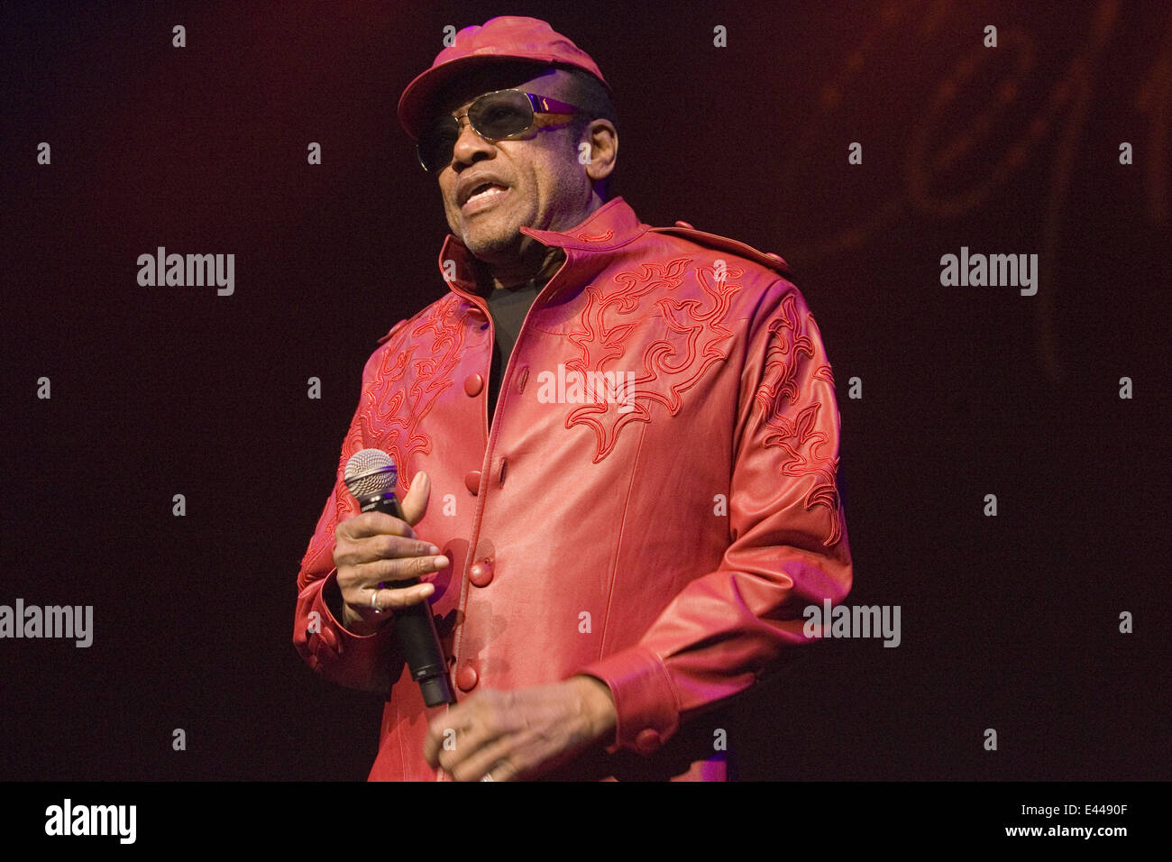 Bobby Womack performing live on stage at the Royal Concert Hall ...