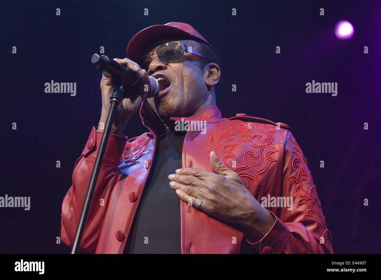 Bobby Womack performing live on stage at the Royal Concert Hall ...