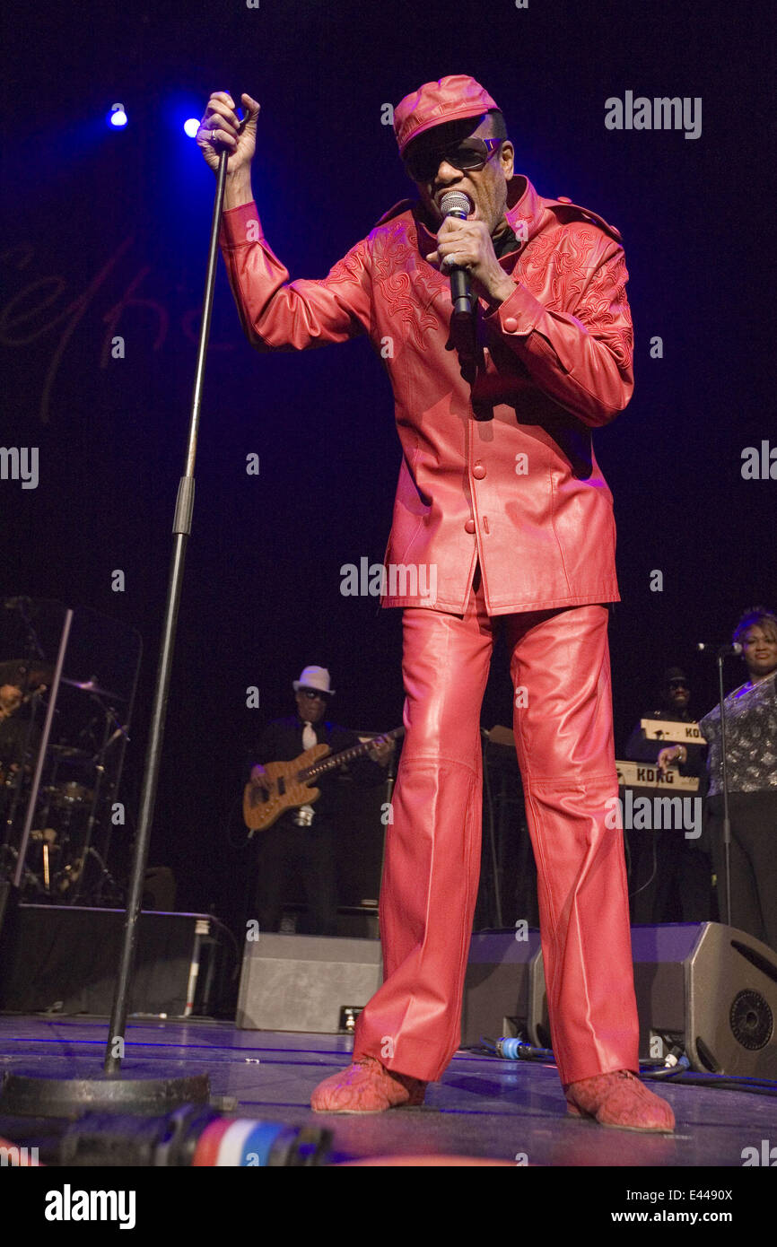 Bobby Womack performing live on stage at the Royal Concert Hall ...