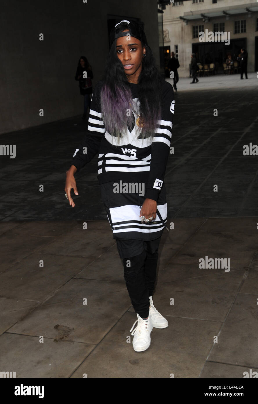 Angel Haze pictured at BBC Radio 1 Featuring: Angel Haze Where: London ...